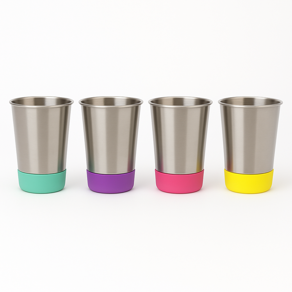 Stainless Steel 12oz Cups (Teal/Purple/Pink/Yellow) – Elk and Friends
